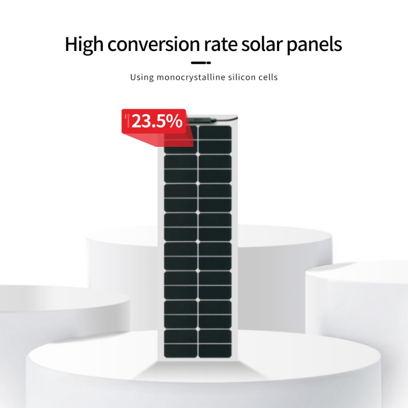 ETFE IP67 Waterproof 60W Flexible Solar Panel for RV Boat-Shenzhen ...